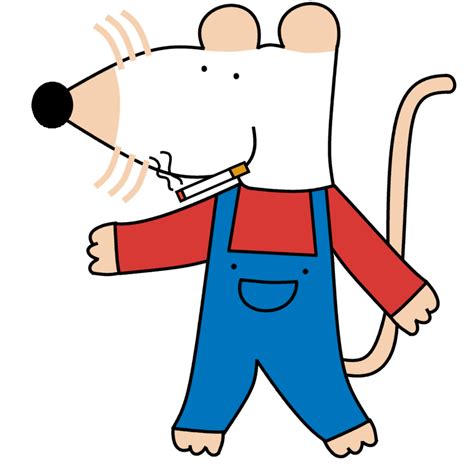 Maisy Mouse Enjoying A Smoke By Dev Catscratch On Deviantart