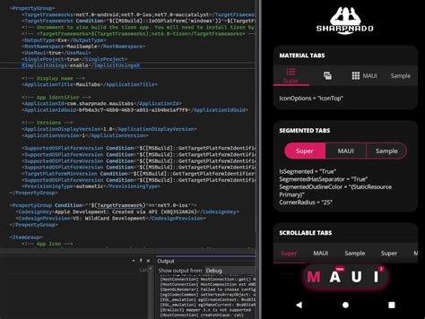 Maui Xamarin Forms Both Supported Net Issue Roubachof Sharpnado Tabs Github