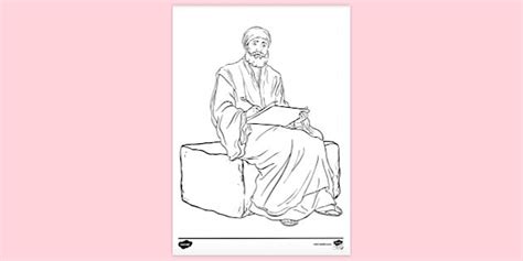 Paul Taught In Rome Colouring Page Primary Resources