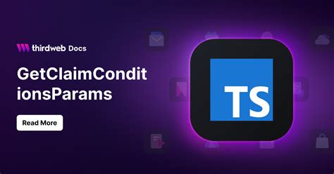 Getclaimconditionsparams Typescript Sdk