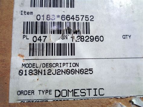 Rosemount Series 183 Thermocouple 0183n12j2n00n025