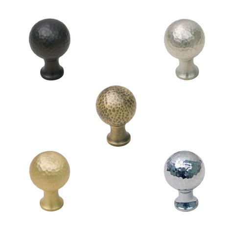 Ball Cabinet Knobs Hammered Brass Suffolk Latch Company