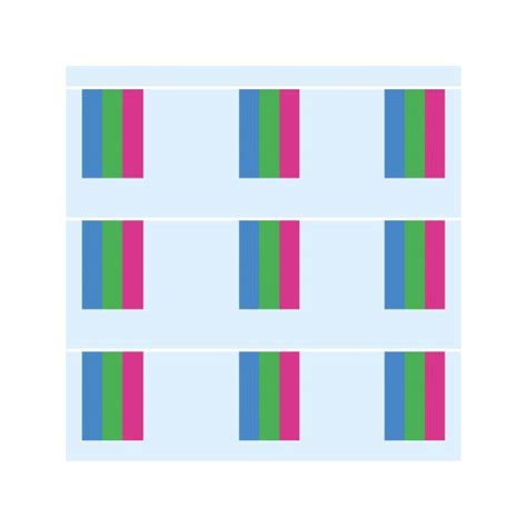 Polysexual Pride Bunting Pride By One Stop Promotions Pride By One Stop