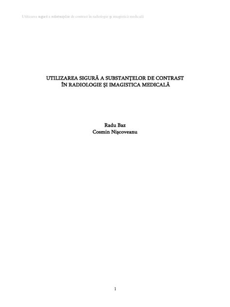 Ghid Utilizare Substante De Contrast Pdf