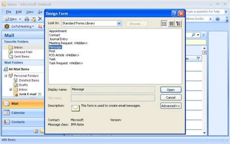 Outlook Custom Forms An Introduction In Vbnet