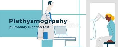 Male Medical Specialist And Dark Skin Tone Female Patient Performs Whole Body Plethysmography In