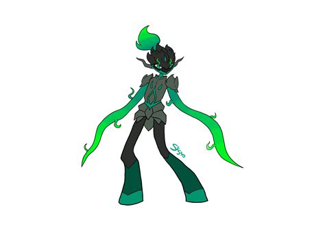 Viridilash The Fire Grass Type Evolution Of Charcadet Digitized Version Rfakemon