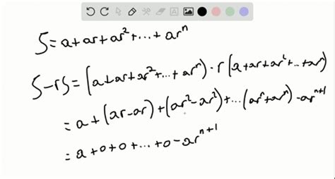⏩SOLVED:Prove the following formula for a geometric sum: ∑k=0^n a… | Numerade