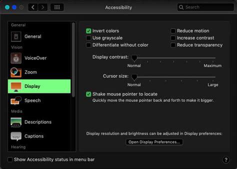 Accessibility System Preferences Pane In Macos Mojave Dummies