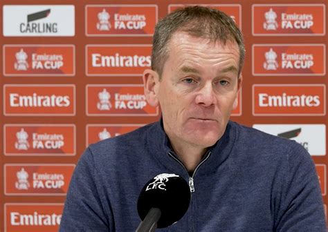 Accrington Manager Doolan Loved Post Match Gestures From Slot And Trent