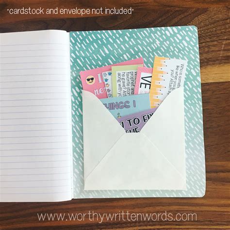 Girls Lds Scripture Journal Kit Worthy Written Words