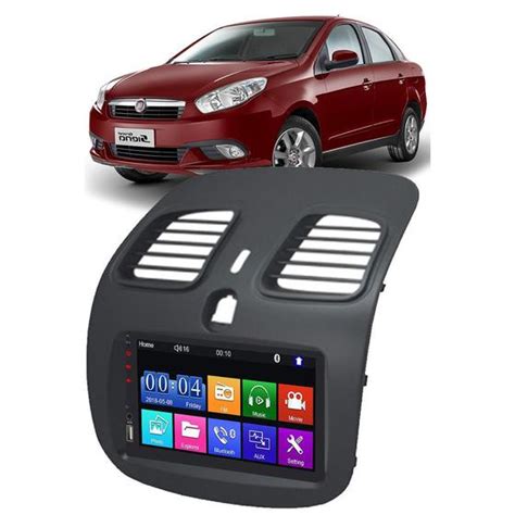Kit Multimídia Mp5 Grand Siena 2013 2014 2015 2016 2017 2018 2019 2020 2021 7 Polegadas Usb