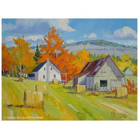 Ferme Sur Le Plateau St Joseph De La Rive Louise Martineau St