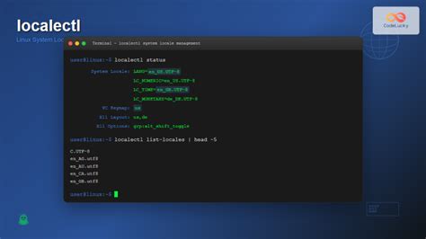 Localectl Command Linux Complete Guide To System Locale Management Codelucky