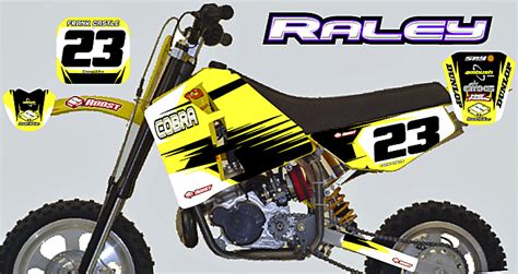 Roost Mx Motocross Graphics Raley Cobra Minis