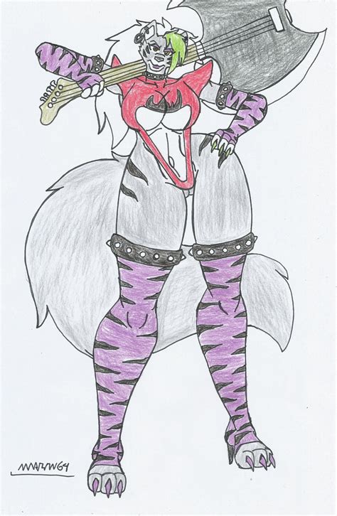 Rule 34 Anthro Axe Big Breasts Big Hips Bikini Ear Piercing Earrings Elbow Gloves Eyeshadow