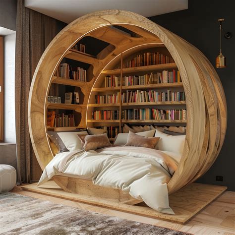 Cozy Reading Retreats Library Beds For Book Lovers