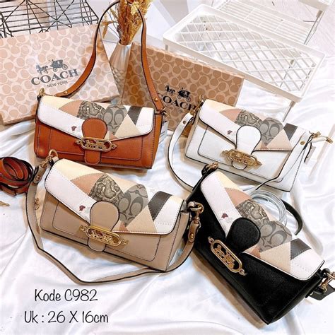Jual Coach Patchwork Premium Bag Shopee Indonesia