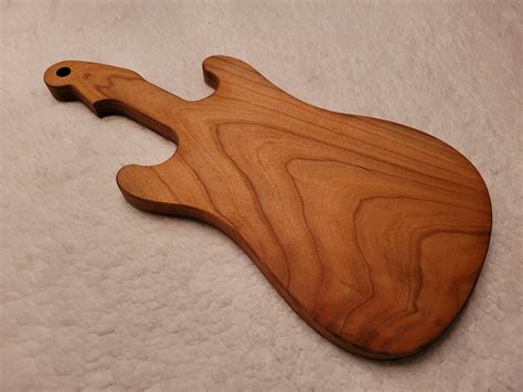 Guitar Shaped Cutting Charcuterie Board Etsy