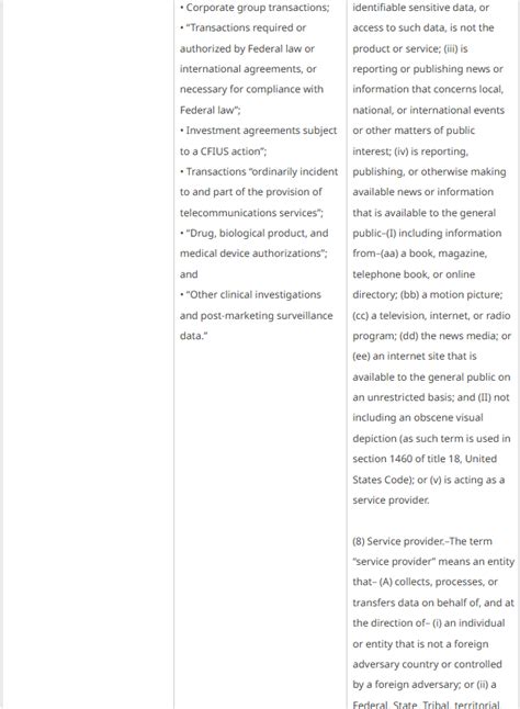 Transferring Us Data Overseas Consider Whether The Dojs Bulk Data
