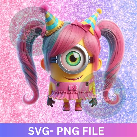 Female Minion Girl Minion Clipart Despicable Me Png Etsy