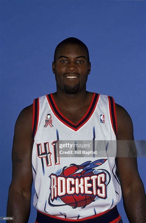 Glen Rice Of The Houston Rockets Poses For A Studio Portrait On Media