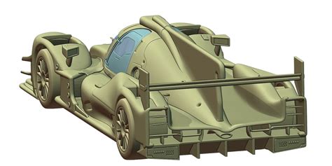 Oreca Lmp2 Printable 3d Model 3d Printable Cgtrader