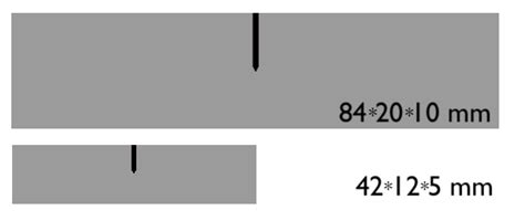 Sketch Including Pre Notch And Dimensions For Both The Large And The