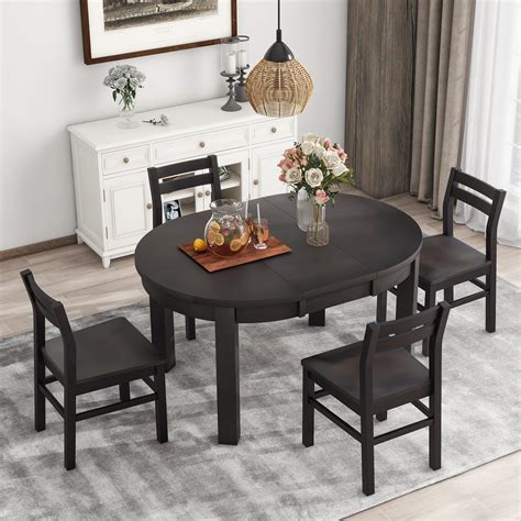 Round Dining Room Table With Leaves