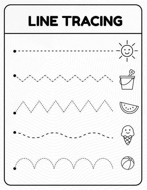 Tracing Worksheets Lines