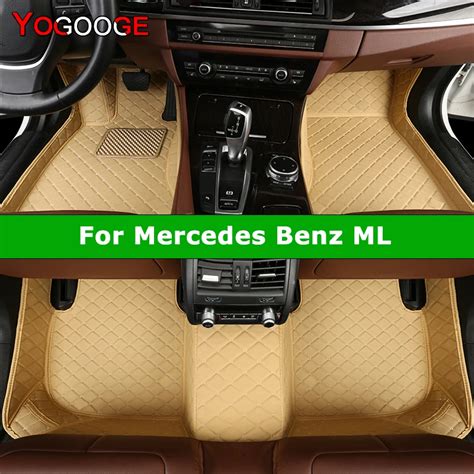 Yogooge Custom Car Floor Mats For Mercedes Benz Ml W164 W166 Auto