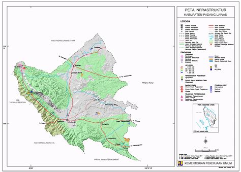 Peta Kabupaten Padanglawas