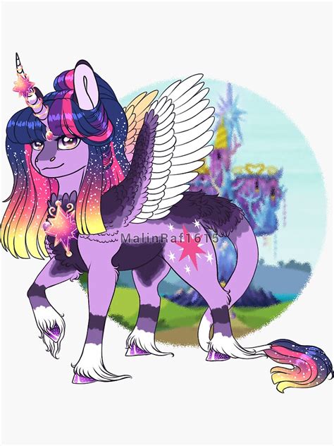 Twilight Sparkle Chibi Sticker For Sale By Malinquivi Redbubble