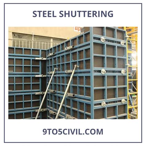 What Is Shuttering Types Of Shuttering Building Shuttering