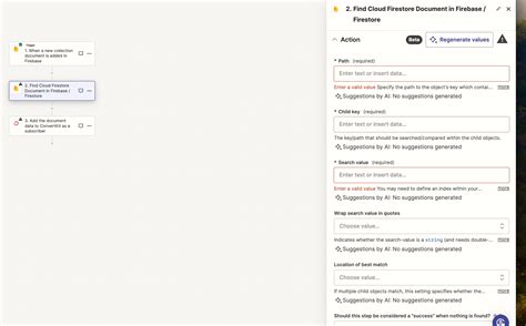 Firebase Firestore Zap Find Cloud Firestore Document In Firebase