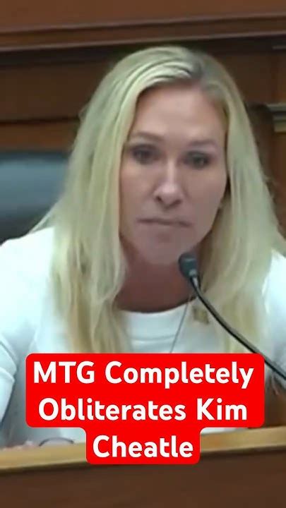 Mtg Completely Obliterates Kim Cheatle Politics Conservative