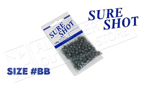 Sure Shot Split Shot Size Bb 100g Ssbbcg Al Flahertys Outdoor Store
