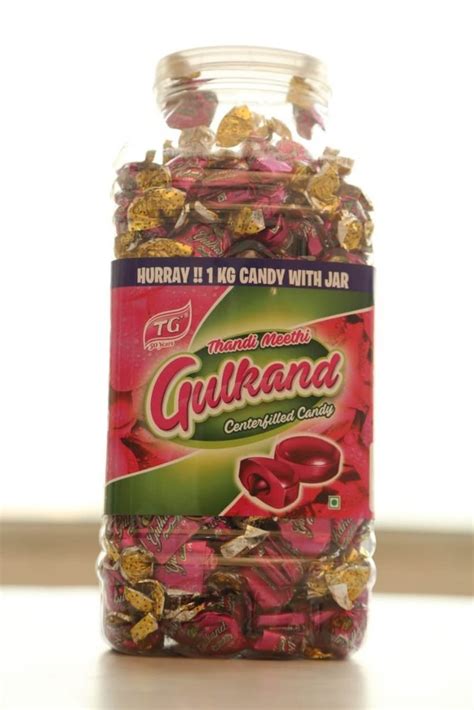 Tg Round Sugar Gulkand Candy Packaging Type Plastic Jar Packaging Size 1 Kg At Rs 85 Box In