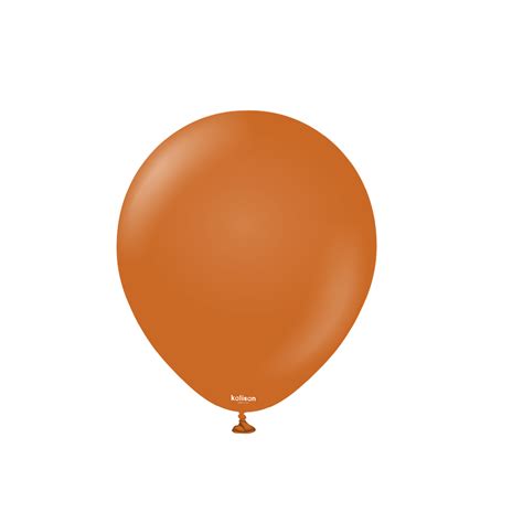 5 Inch Kalisan Rust Orange Latex Balloons 100ct California Balloons