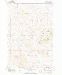 1969 Map Of Kinsey Nw Custer County Mt — High Res Pastmaps