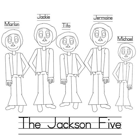 Jackson Five Coloring Page By Darth Jackson2 On Deviantart
