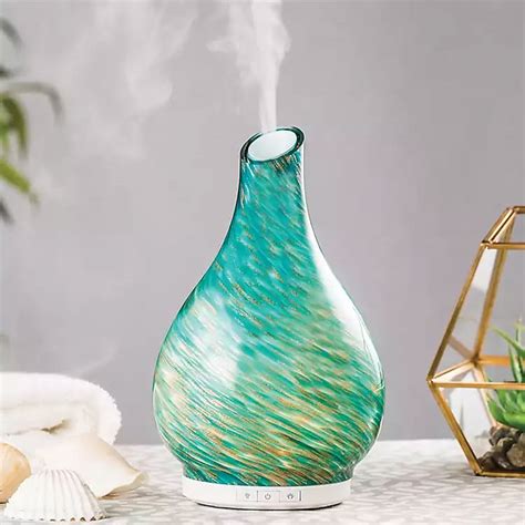 Hand Blown Glass Diffuser Everything Turquoise