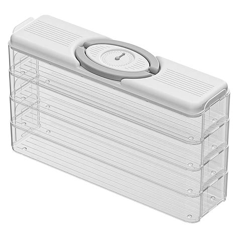 Household Multi Layer Frost Eggs Box Food Storage Containers With Lids Dumpling Storage Box Good