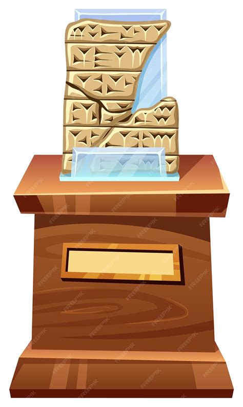 Premium Vector Akkadian Cuneiform Assyrian Sumerian Writing In Museum