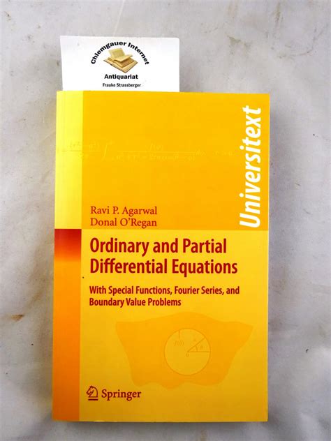 Ordinary And Partial Differential Equations With Special Functions