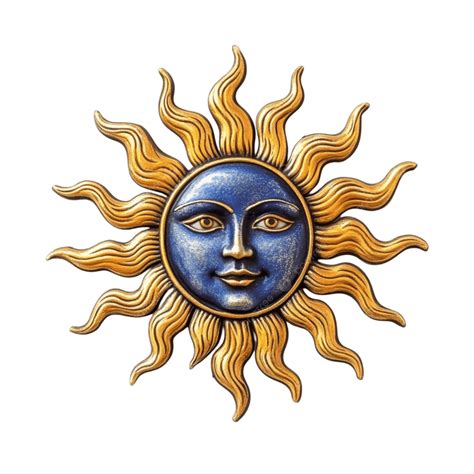 Blue Sun Face Logo