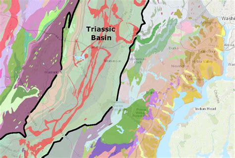 Triassic Basins In Virginia