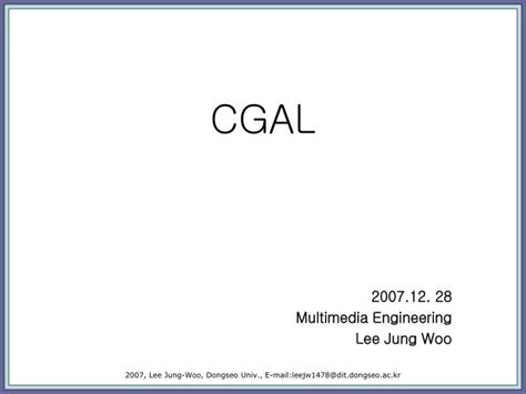 Ppt Cgal Powerpoint Presentation Free Download Id3749233