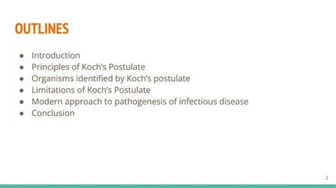 Kochs Postulate An Extensive Over Viewpptx