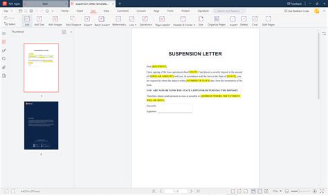 Suspension Letter Template Free Samples And Writing Guide